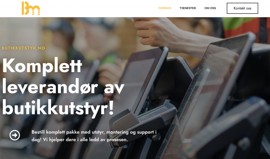Butikkutstyr.no | Komplett leverandør av Butikkutstyr.no
